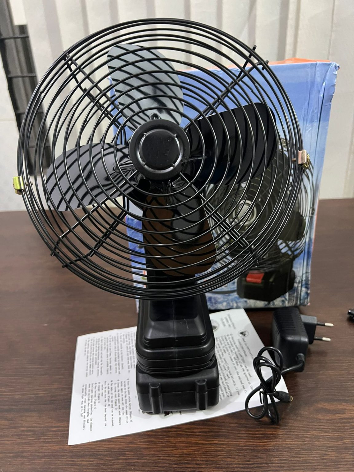 Lightweight 21V Charger Fan Wireless Small Camping Ventilation Fans ...